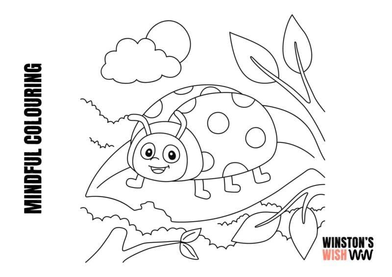 Mindful colouring activity to help with grief | Winston's Wish